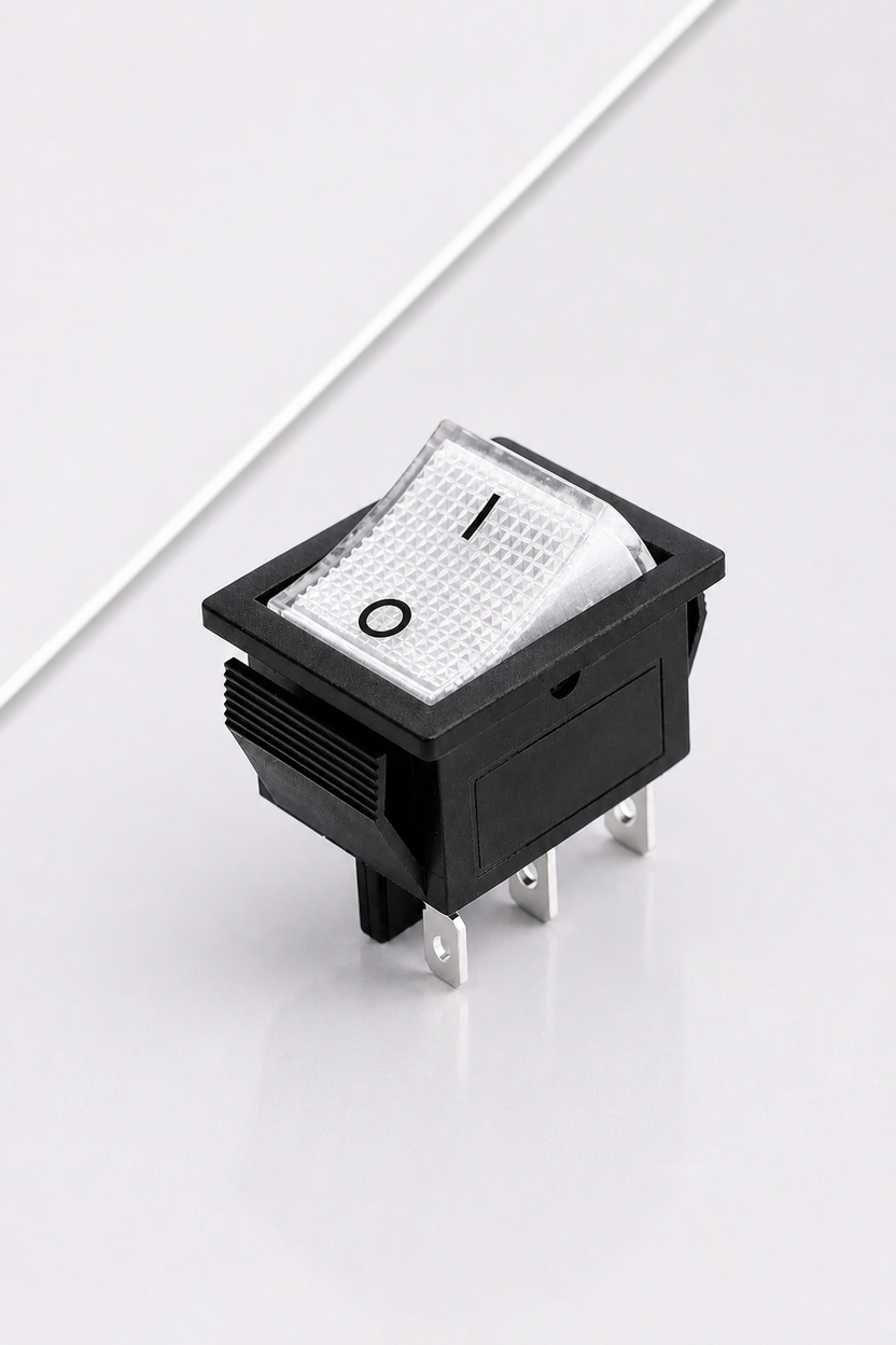 High voltage KCD4 Red 12V-24V 16A DPST ON-OFF 4 Pin Rocker Switch ...
